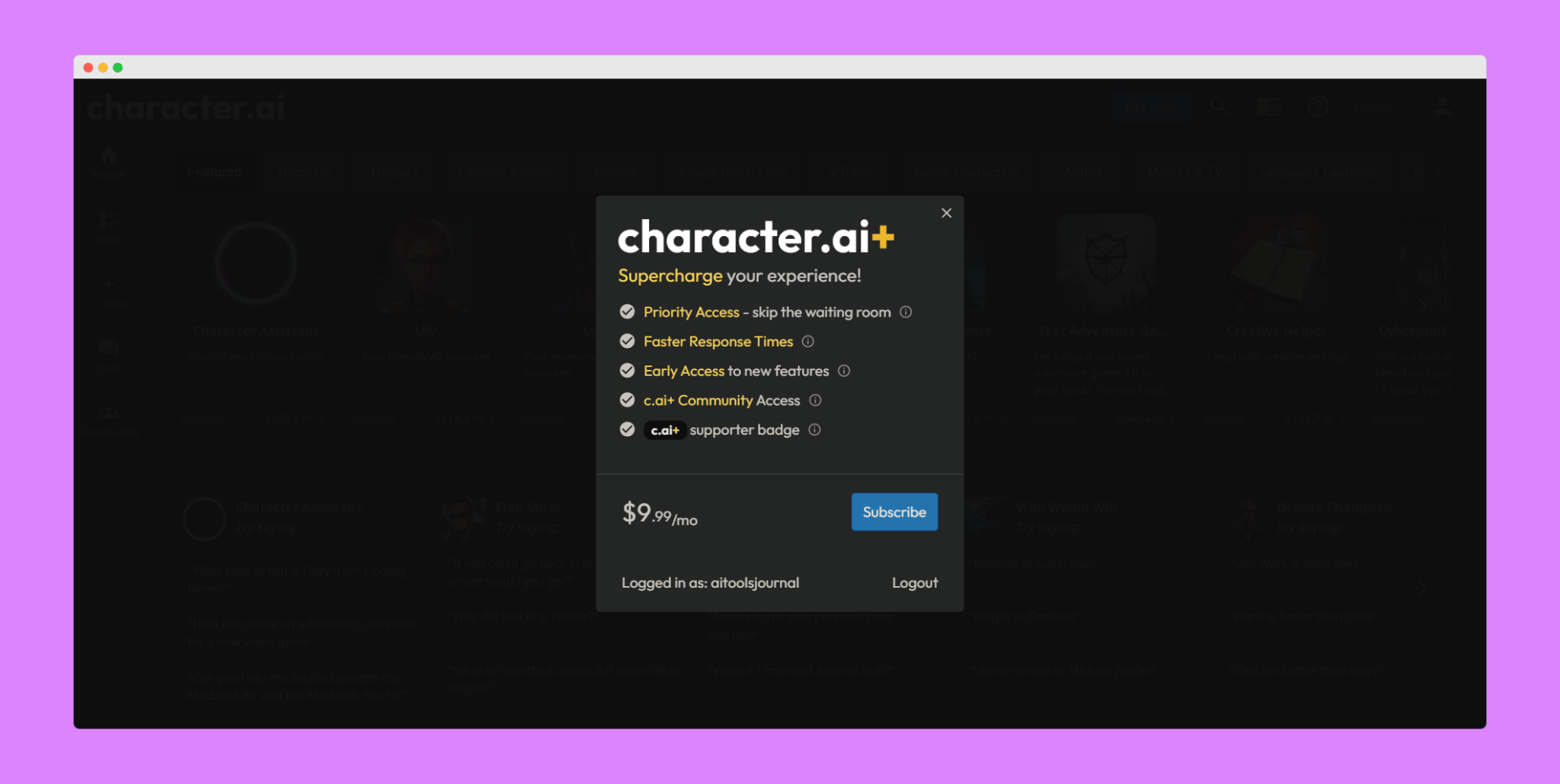 Character AI - Chat with Your Fav Characters with AI