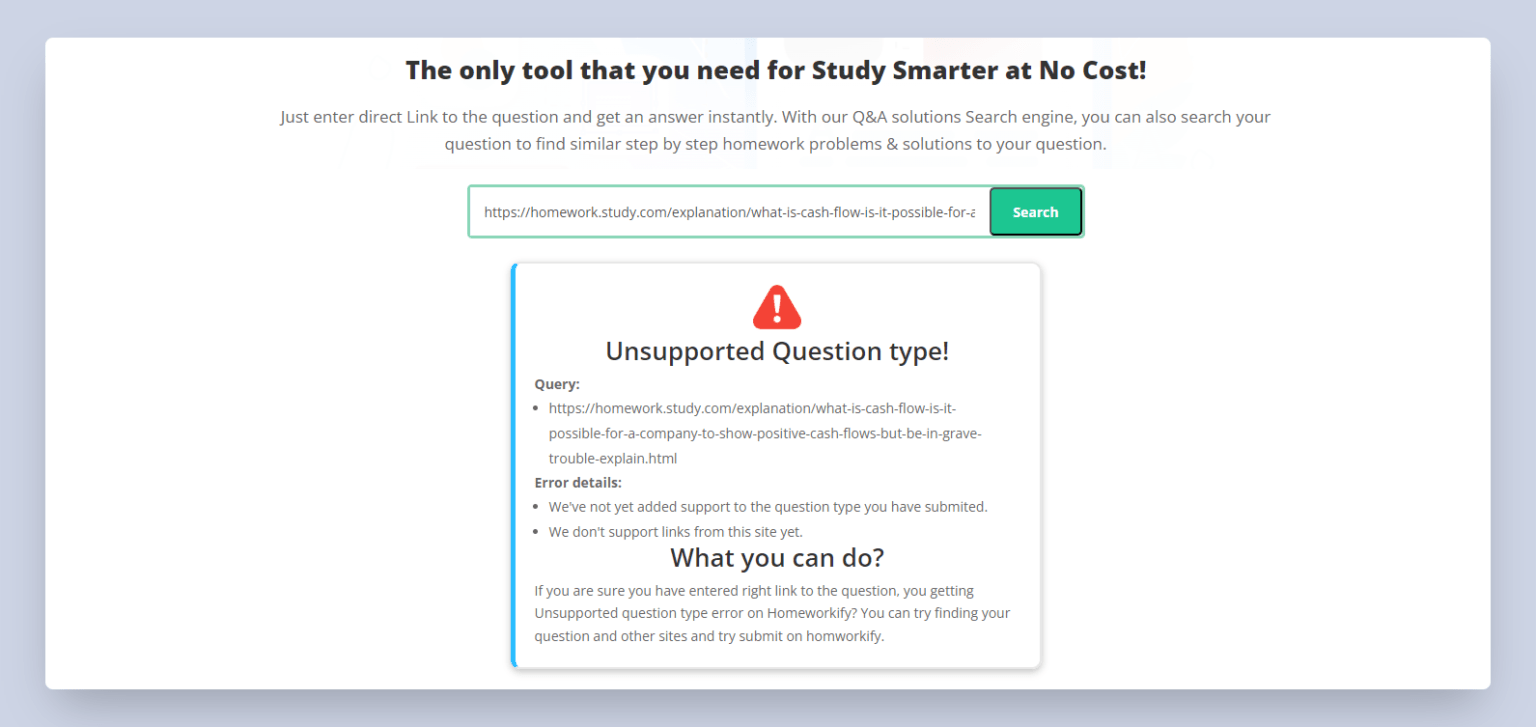 Homeworkify - Find Free Answers for Your Homework Questions