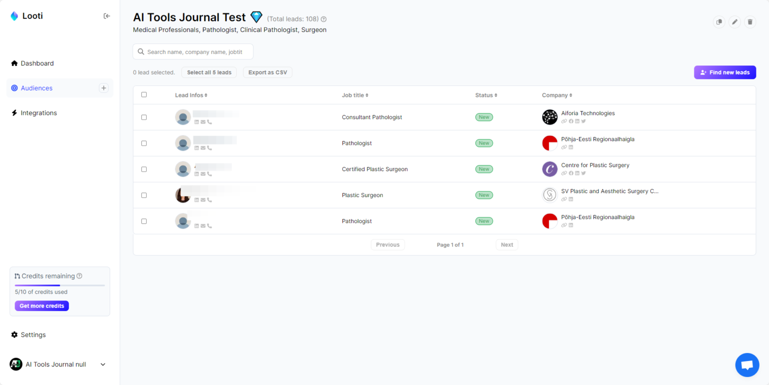 Looti - AI Powered Lead Generation Platform