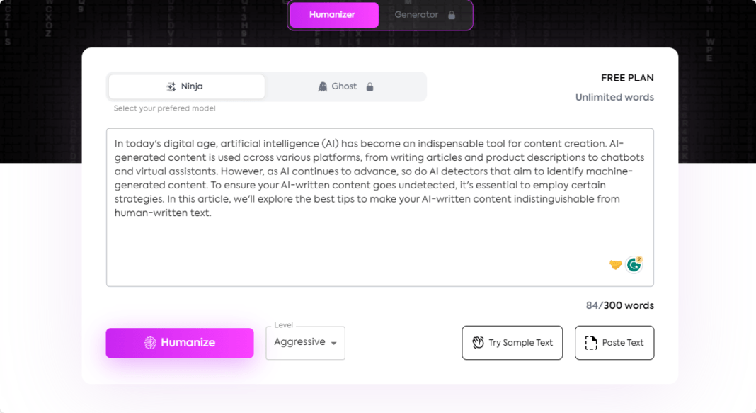 StealthWriter AI - Make Your AI Written Content Undetectable